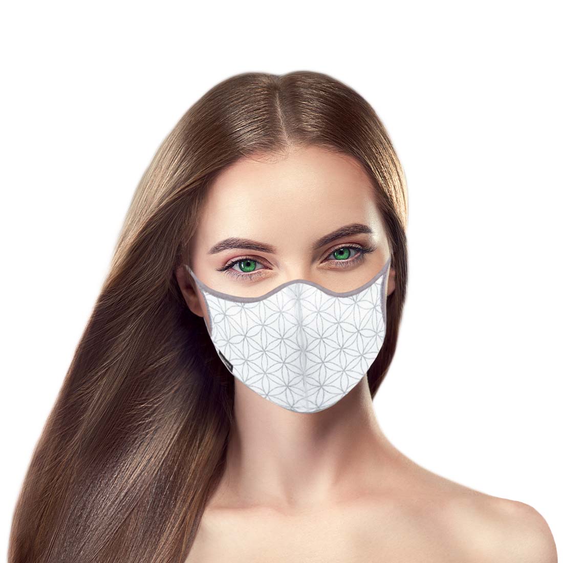 Unicorn Flower of Life Face Mask - ASTM F3502 Mask Reusable 3-ply ...