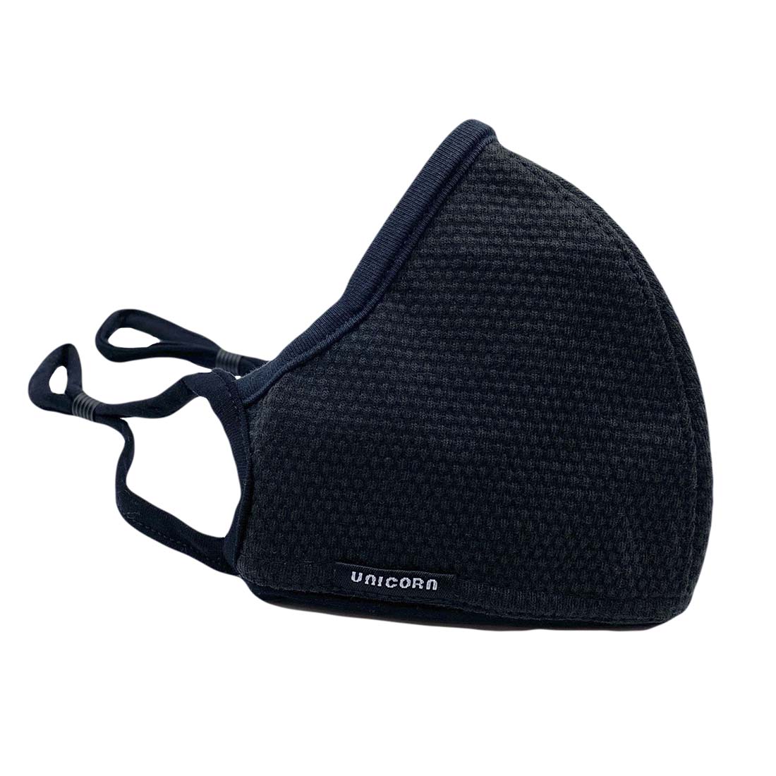 Unicorn Kids Organic Tencel Black Mask - ASTM F3502 Mask Reusable 3-ply ...
