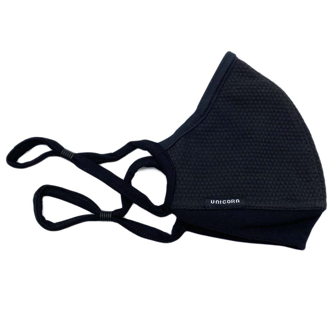 Unicorn Kids Organic Tencel Black Mask - ASTM F3502 Mask Reusable 3-ply ...