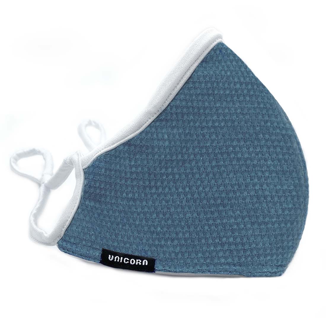 Unicorn Kids Organic Indigo Blue Mask - ASTM F3502 Mask Reusable 3-ply ...