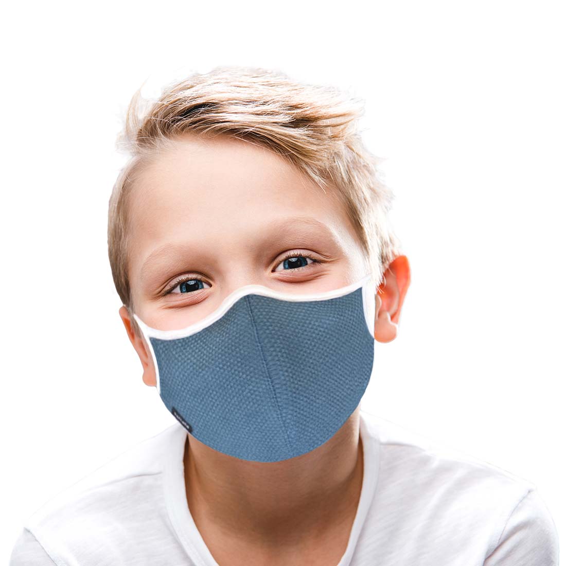 Unicorn Kids Organic Indigo Blue Mask - ASTM F3502 Mask Reusable 3-ply ...